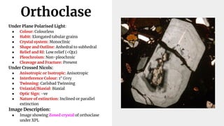 Microscopic Mineralogy- the study of minerals under microscope | PDF