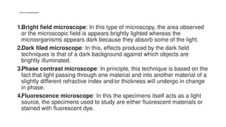 Microscopy department of botany sagar m.pPPT.pptx