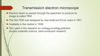 electron microscopy | PPT