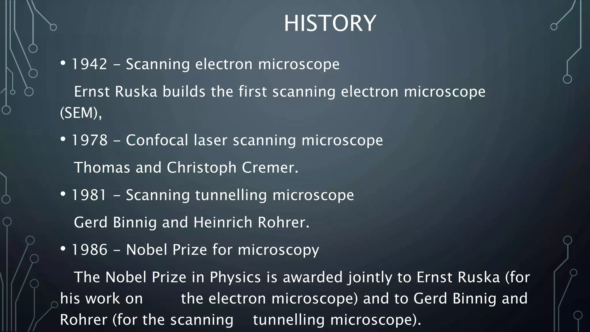 Microscopy presentation | PPTX