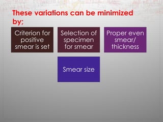 Microscopy smear examination 2014 | PPT