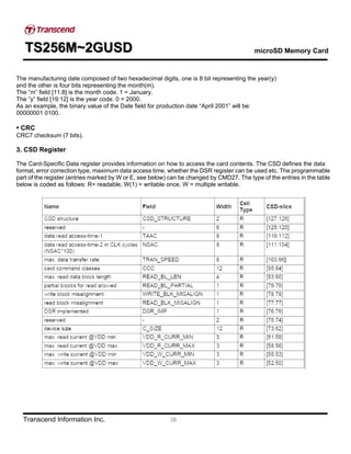 Microsd card spec | PDF