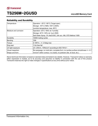 Microsd card spec | PDF
