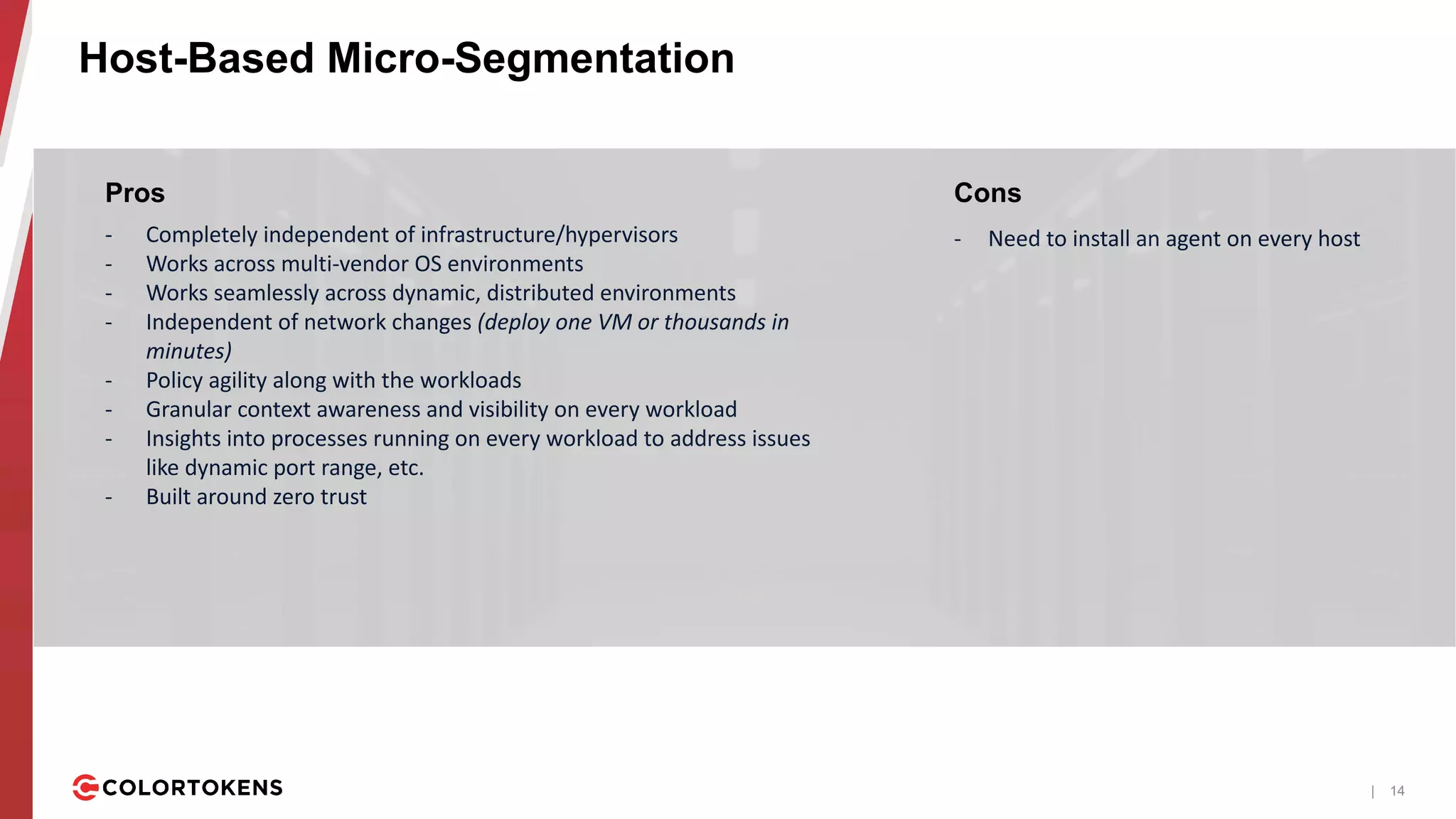 Microsegmentation for enterprise data centers | PDF