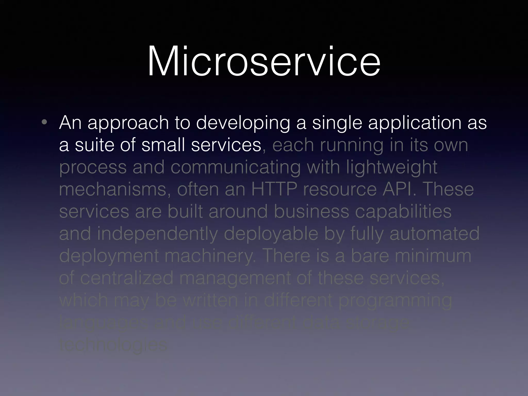 Microservice Architecture | PPT