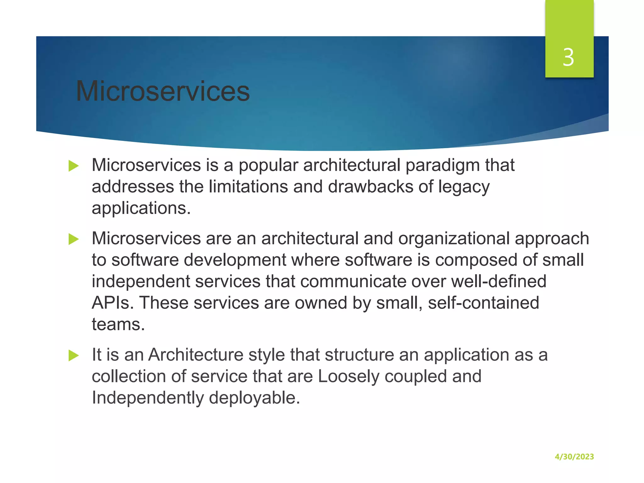 Microservice.pptx | Technology Industry | Industries