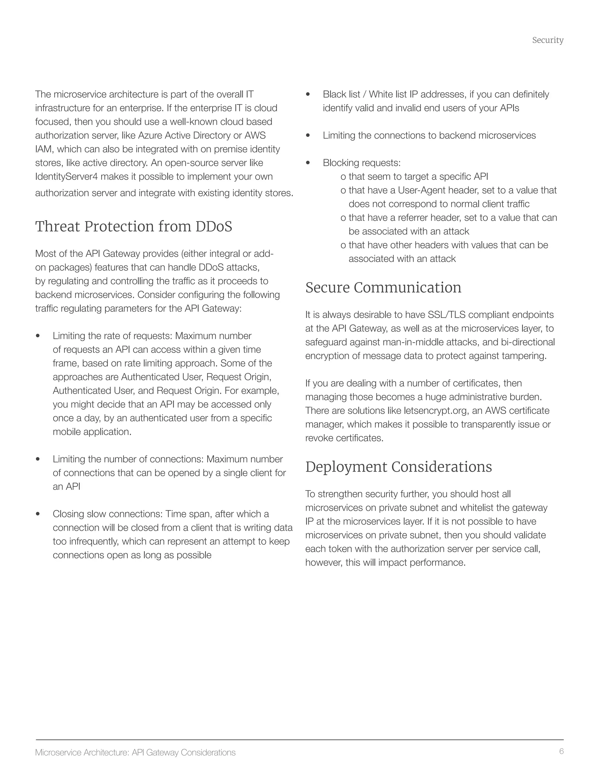 Microservice architecture-api-gateway-considerations | PDF