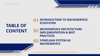 Microservice Architecture and Components | PPTX