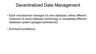 Microservice architecture design principles | PPTX