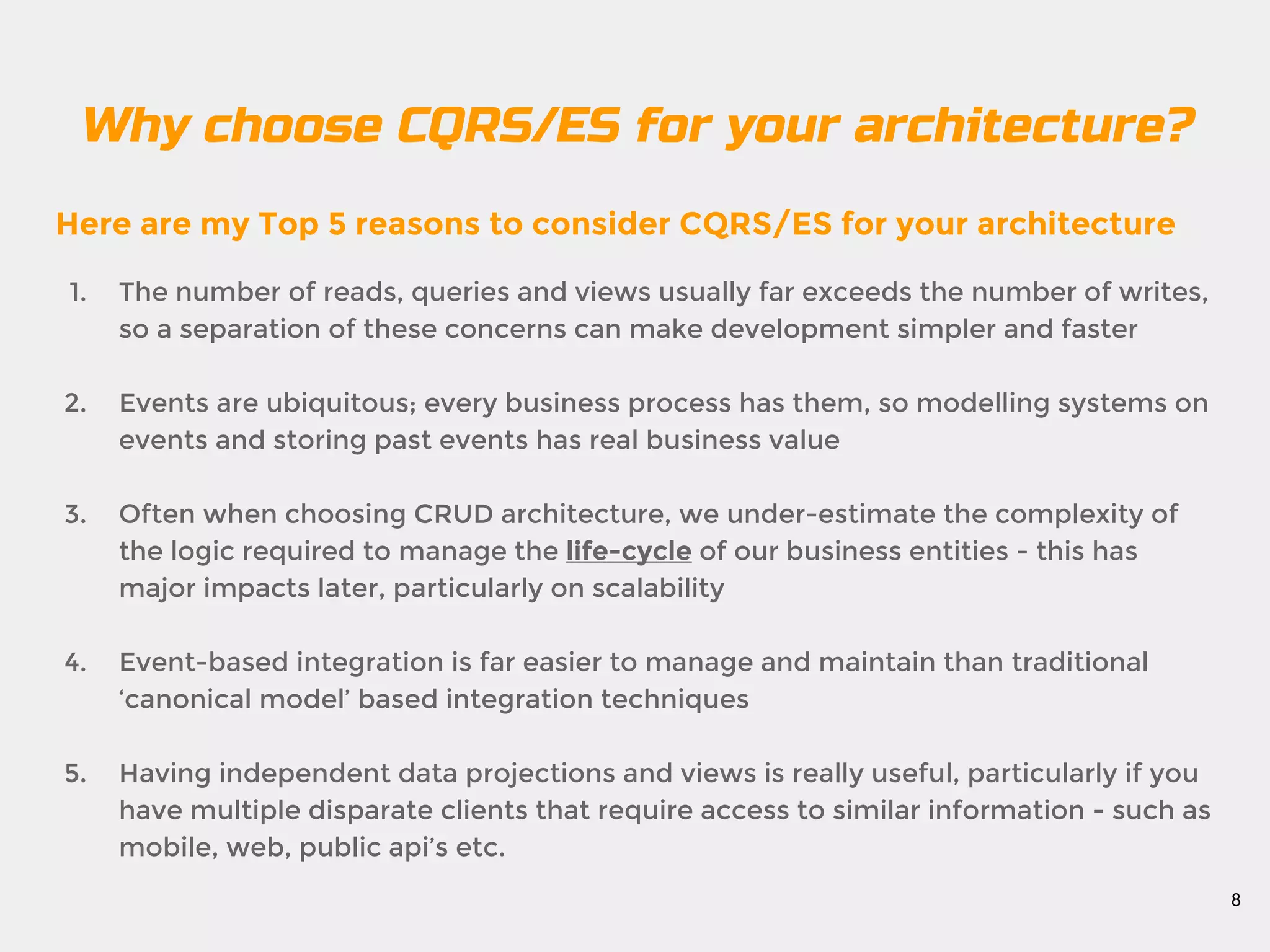 Microservice Architecture with CQRS and Event Sourcing | PDF
