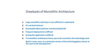 Basics of Microservice Architecture | PPT