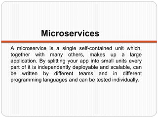 Micro services | PPT