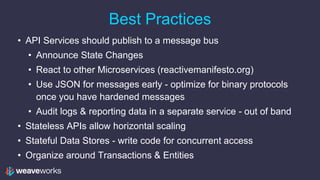 Microservices and Best Practices | PPTX