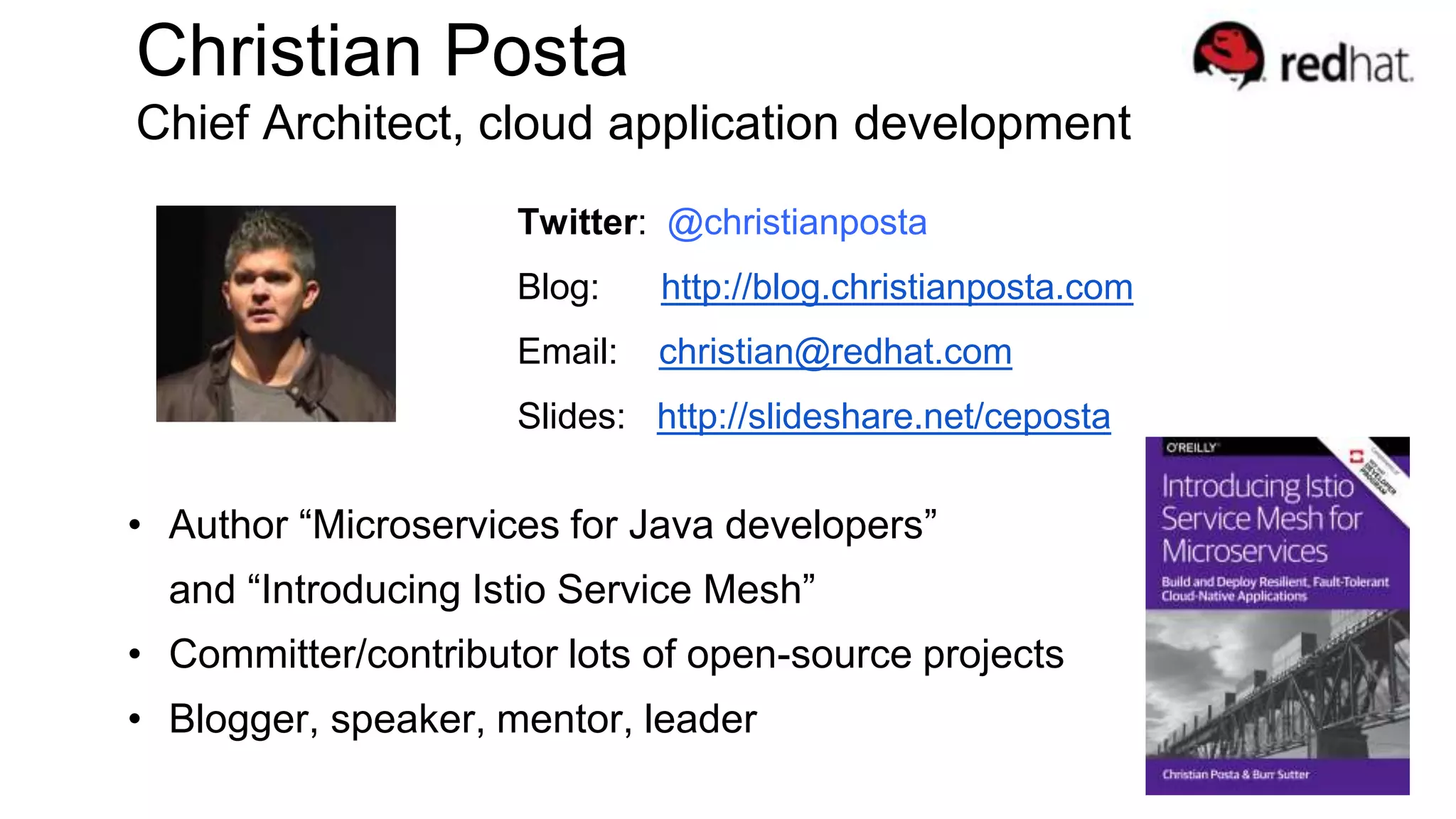 Making sense of microservices, service mesh, and serverless | PPT