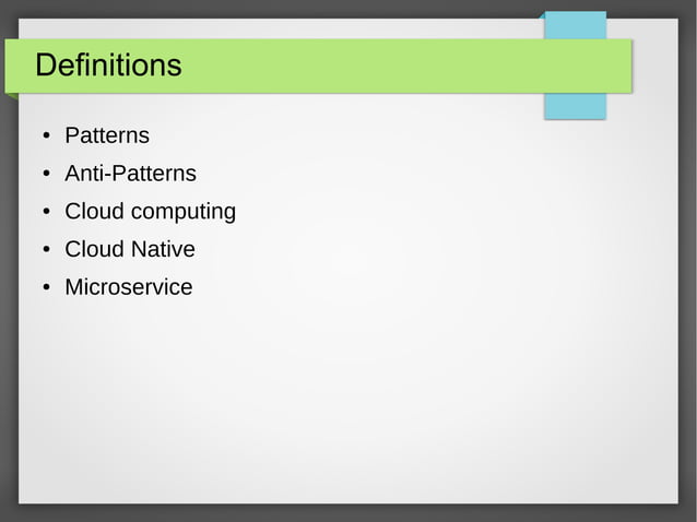 Microservices Patterns and Anti-Patterns | PPT