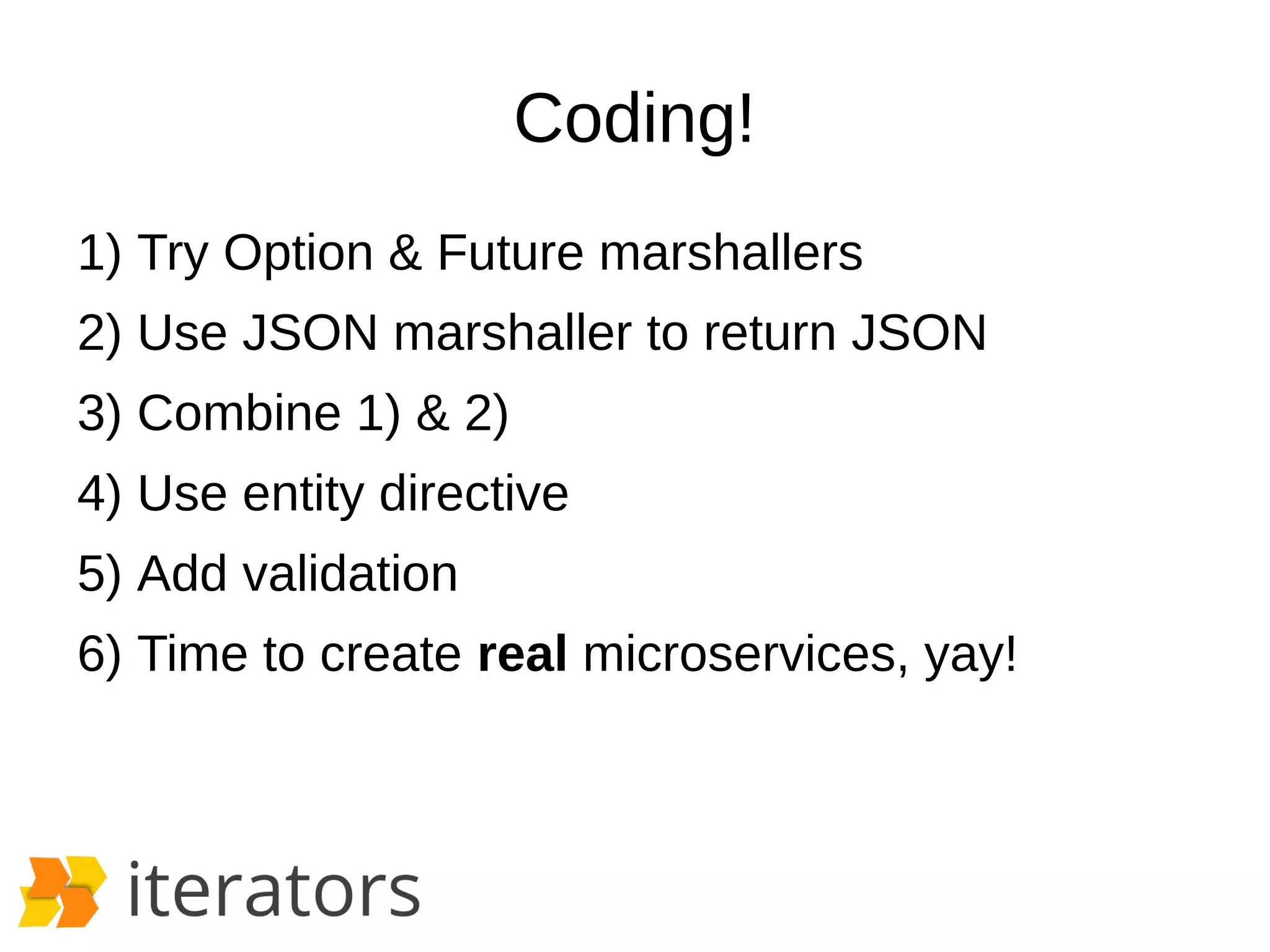 Microservices in Scala: Spray | PPT