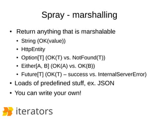Microservices in Scala: Spray | PPT