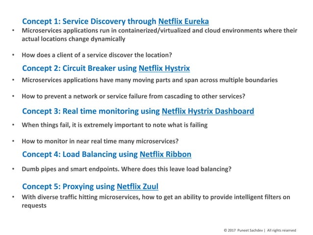 Microservices: The Netflix Way | PPT
