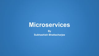 Microservices-101 | PPTX