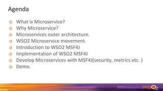 Building Services with WSO2 Microservices Framework for Java | PPT