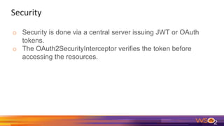 Building Services with WSO2 Microservices Framework for Java | PPT