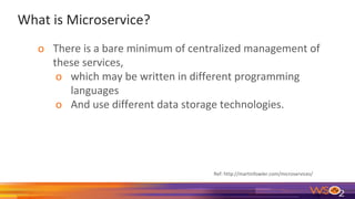 Building Services with WSO2 Microservices Framework for Java | PPT