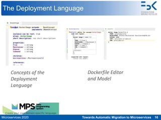 Towards Automatic Migration to Microservices | PPTX | Programming ...