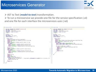 Towards Automatic Migration to Microservices | PPTX | Programming ...