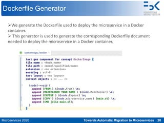 Towards Automatic Migration to Microservices | PPTX | Programming ...
