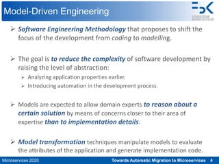 Towards Automatic Migration to Microservices | PPTX | Programming ...