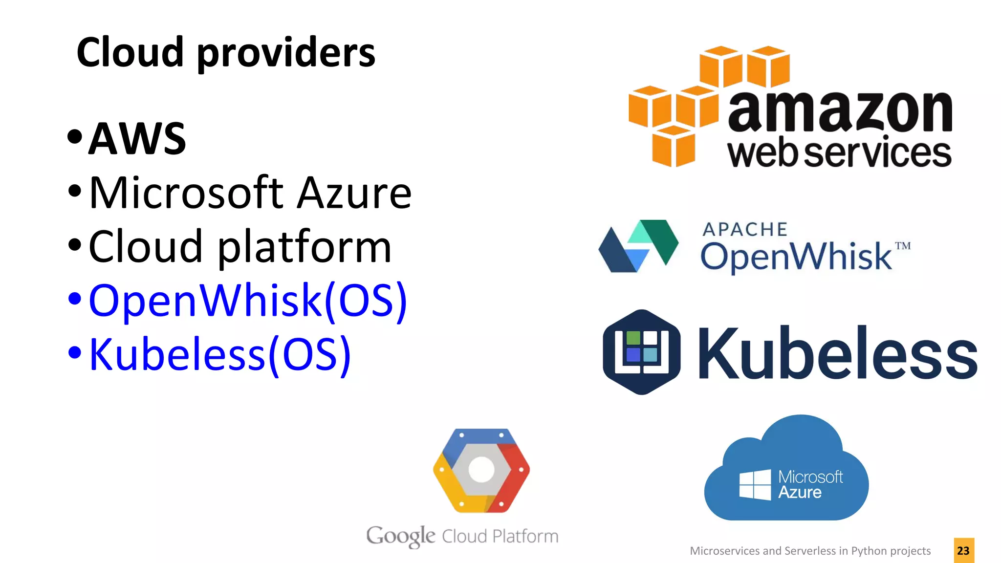 Microservices and serverless in python projects | PDF | Cloud Computing | Internet