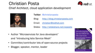 Evolution of integration and microservices patterns with service mesh | PPT