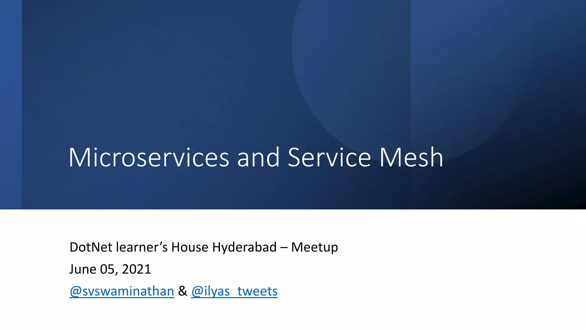 Microservices and Service Mesh | PPT