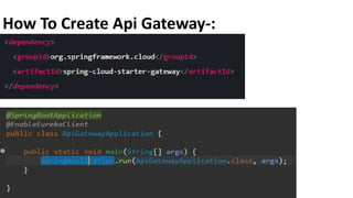 Microservices Api Gateway Eureka Server.pptx