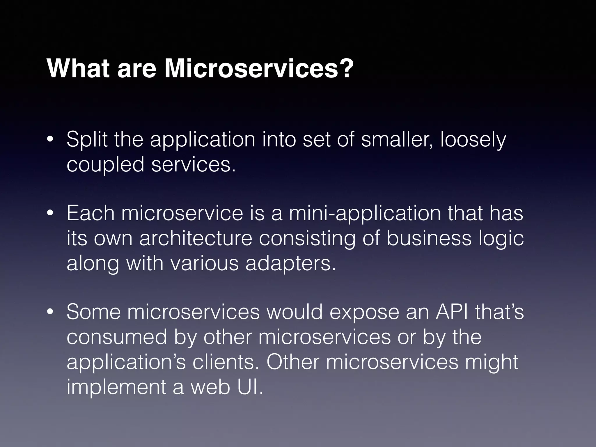 Microservices architecture | PPT