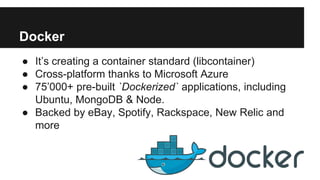 Microservices Architecture and Containers. | PPTX