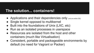 Microservices Architecture and Containers. | PPTX