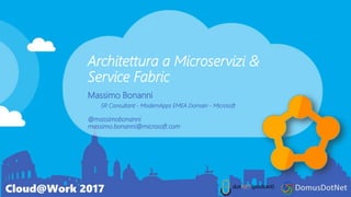 Microservices architecture & Service Fabric | PPT