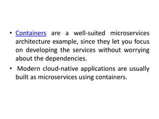 MICROSERVICES ARCHITECTURE unit -2.pptx