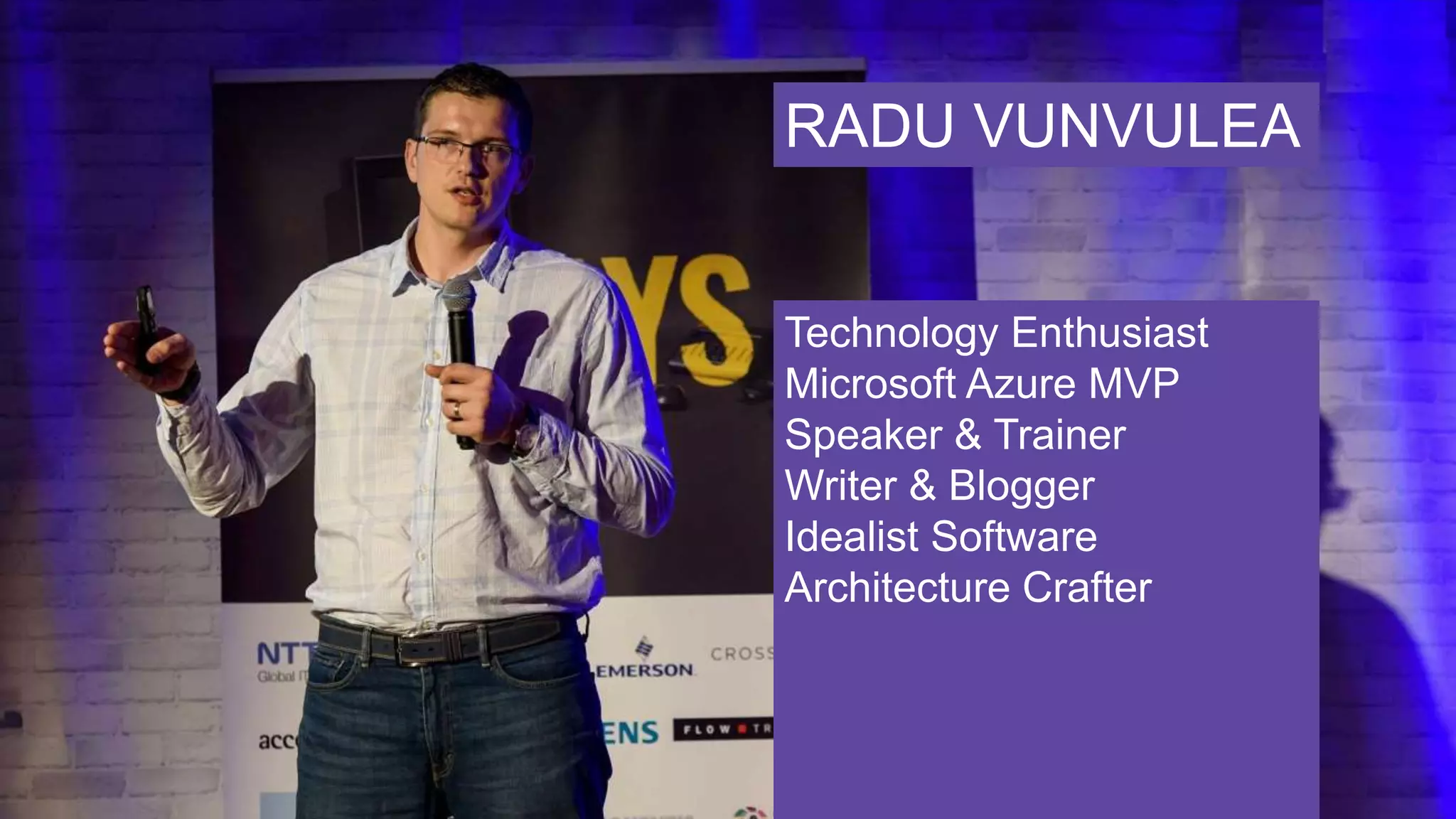 Microservices CICI automation inside Azure using AzureDevops and AKS Radu Vunvulea | PPT