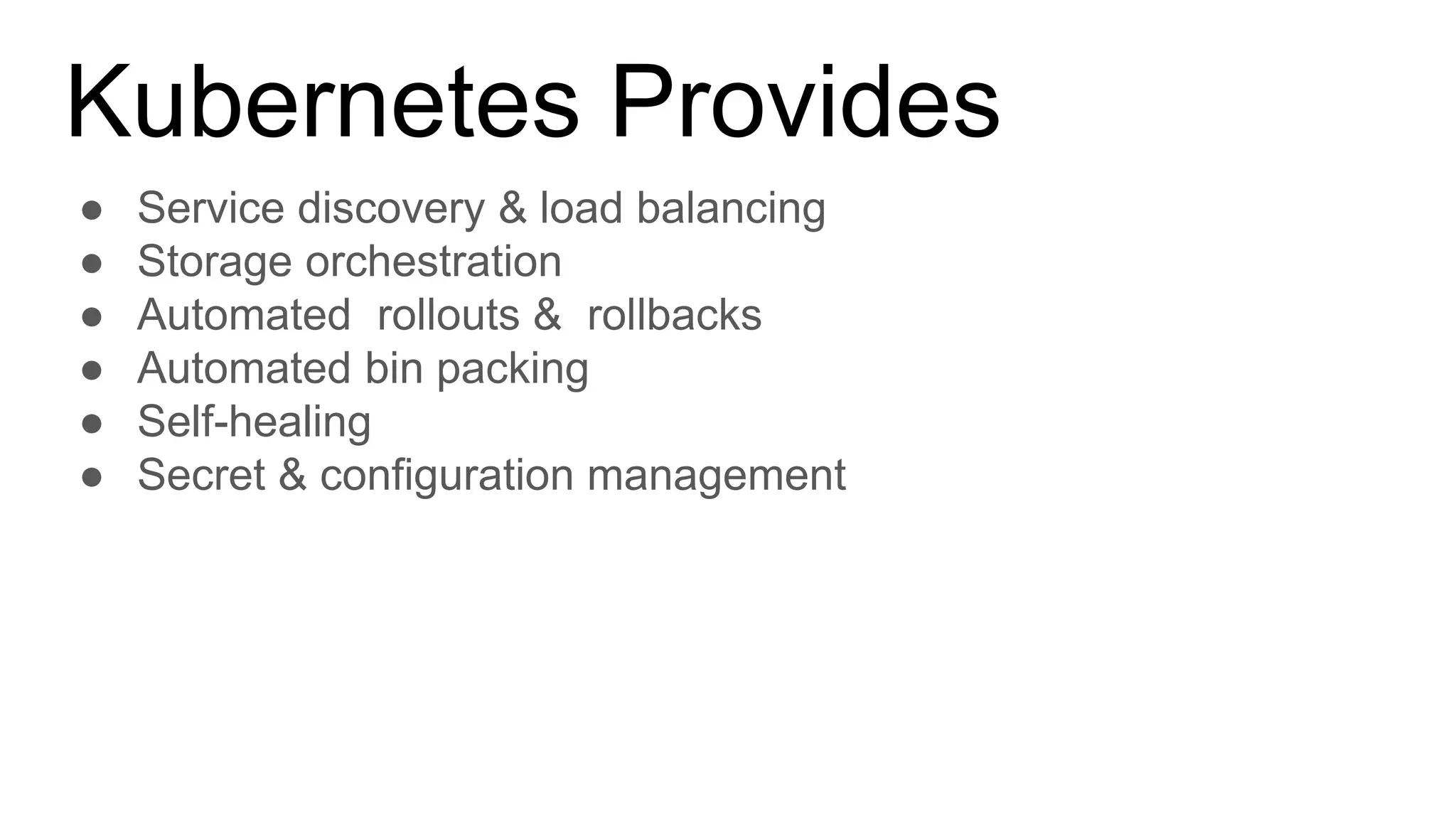 Microservices Docker Kubernetes And Many More Ppt