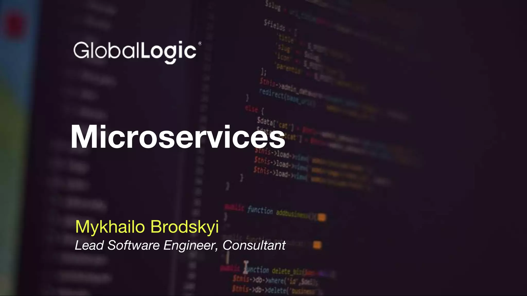 Main Groups of Microservices | PPT