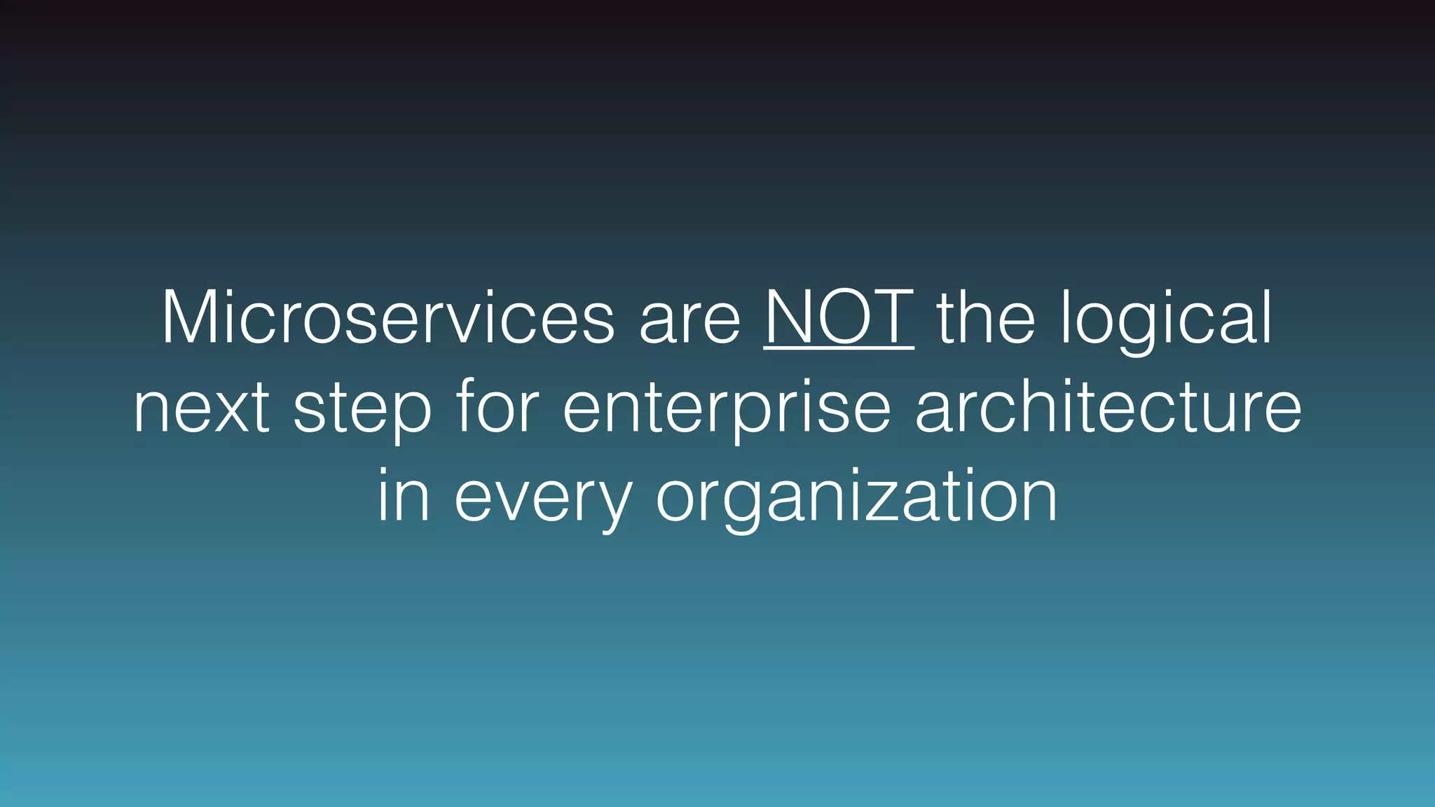 Microservices Gone Wrong! | PDF