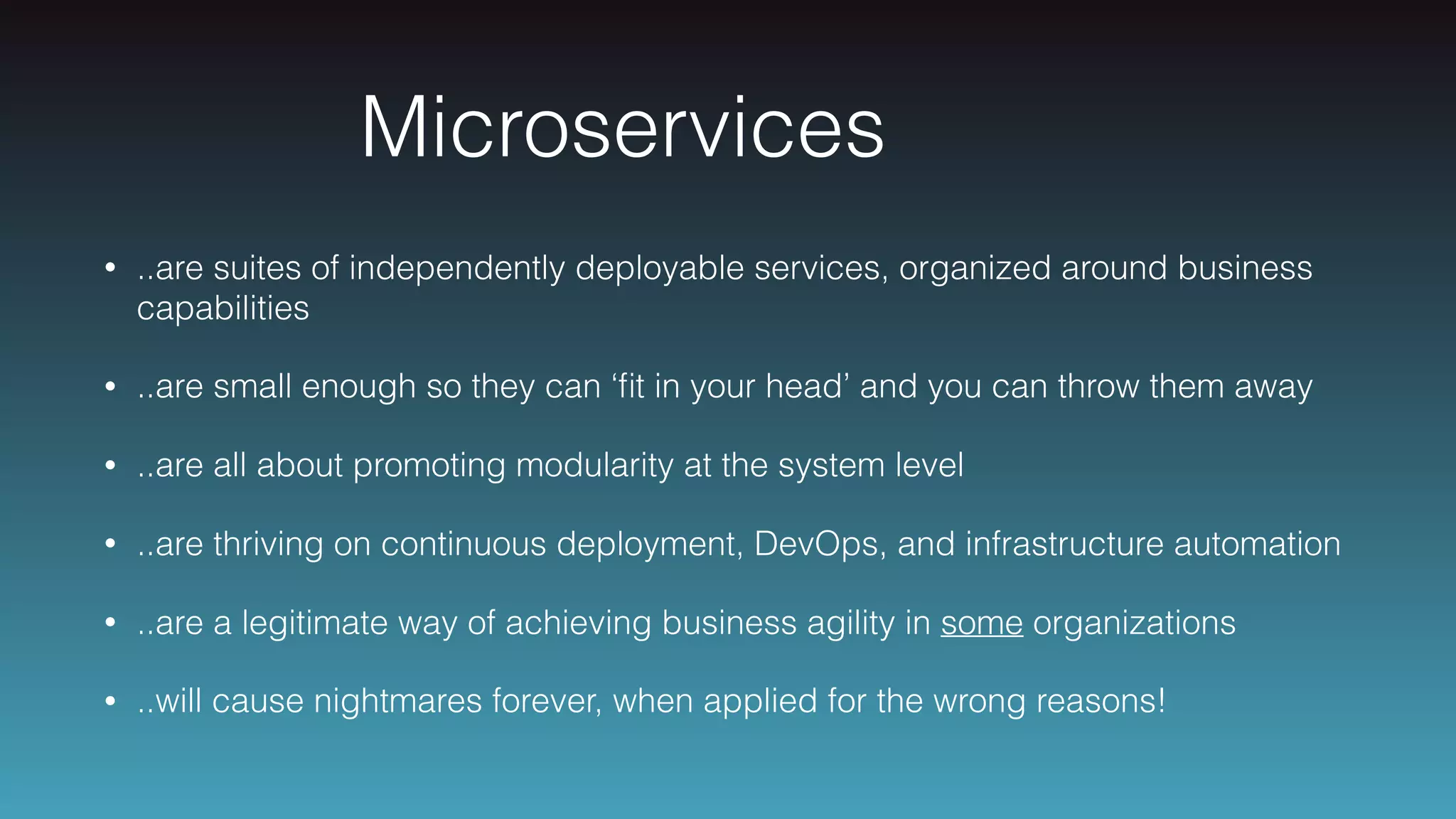 Microservices Gone Wrong! | PDF