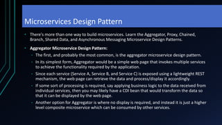 Microservice's in detailed | PPT