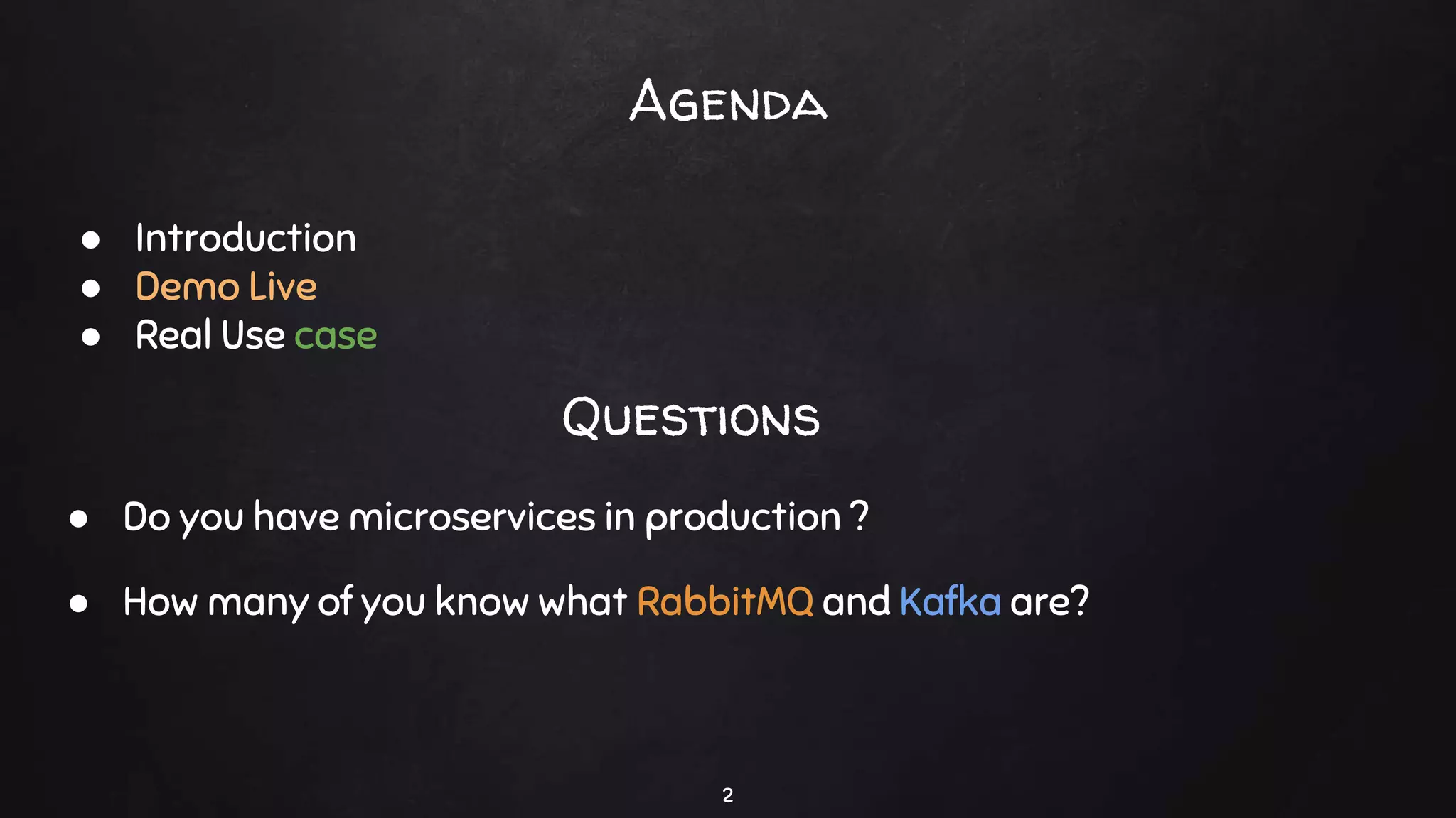 Micro-Services RabbitMQ vs Kafka | PPTX