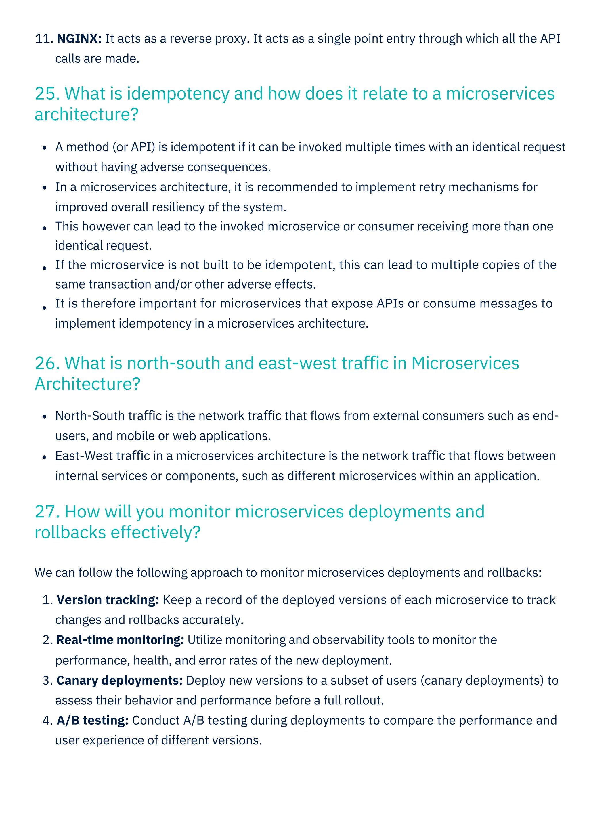 Microservices Interview Questions and Answers PDF By ScholarHat | PDF