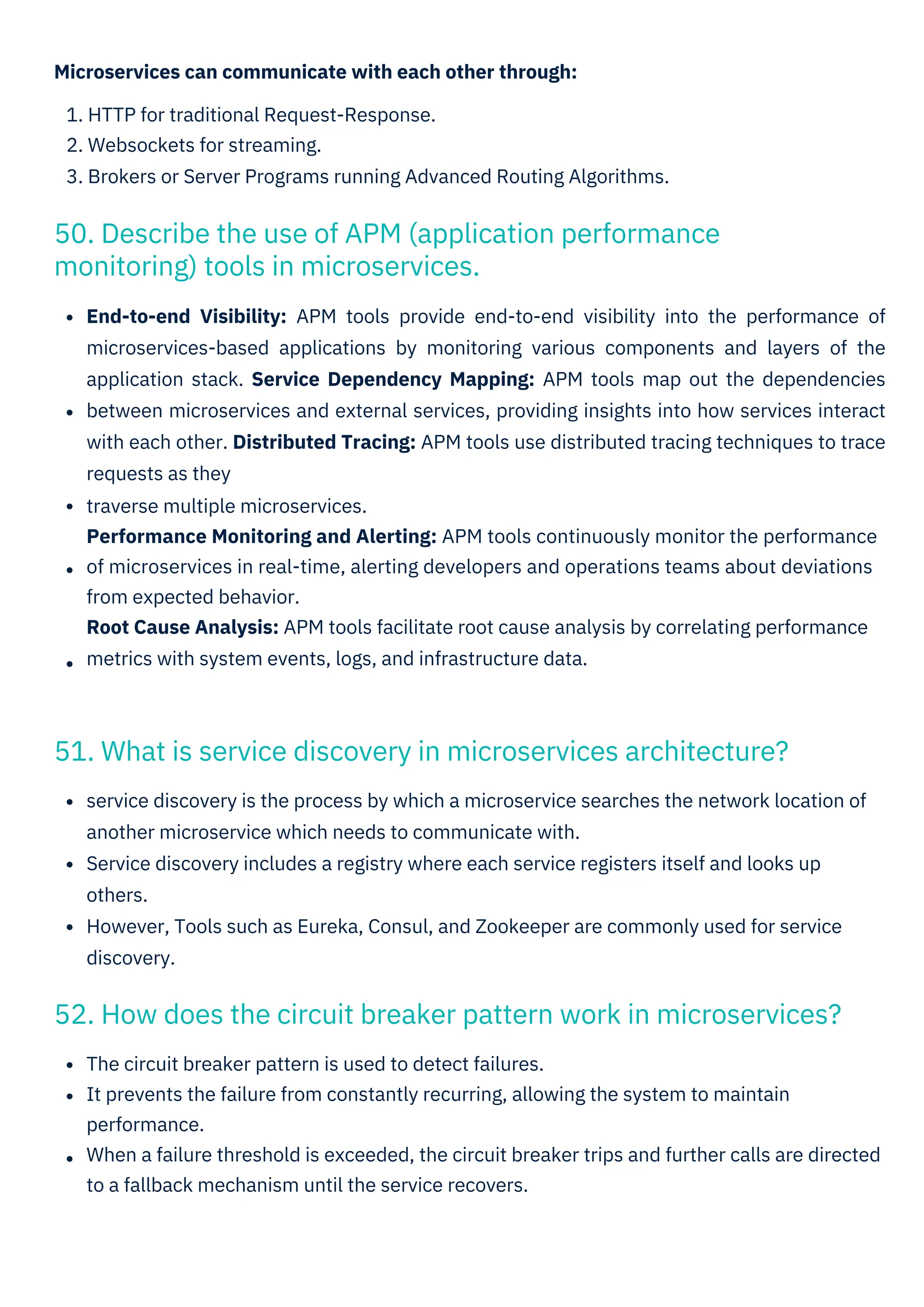 Microservices Interview Questions and Answers PDF By ScholarHat | PDF