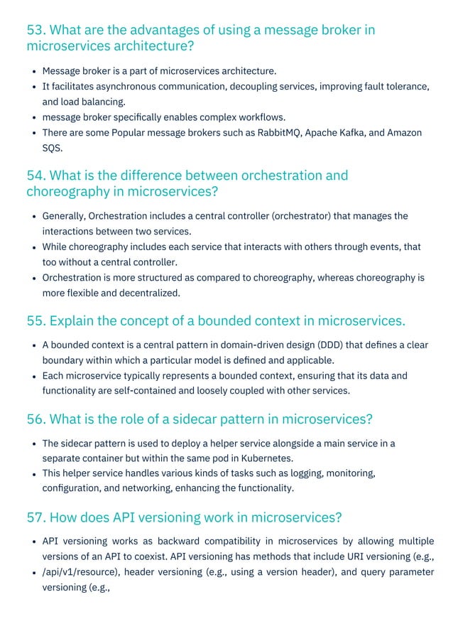 Microservices Interview Questions and Answers PDF By ScholarHat | PDF | Information Services ...