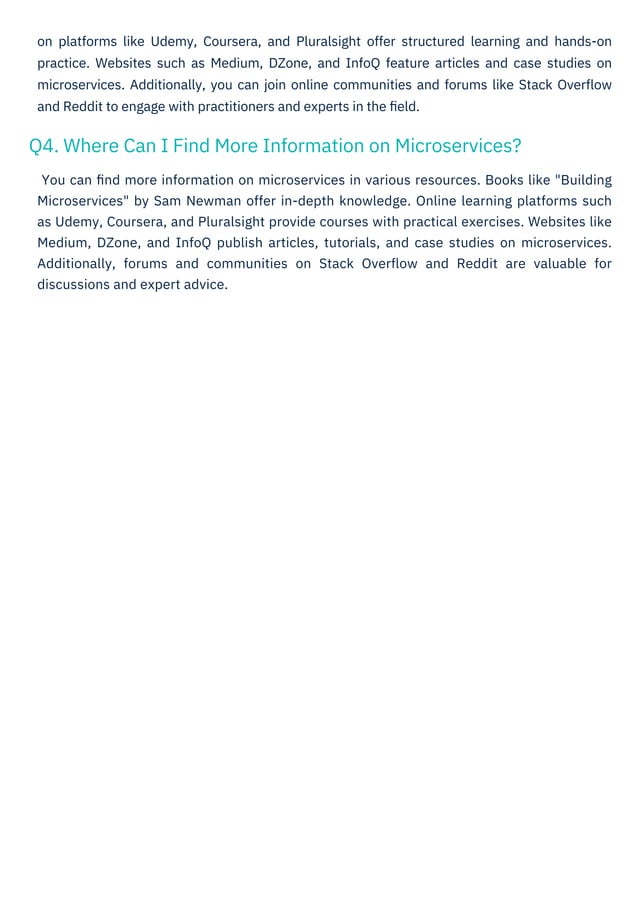 Microservices Interview Questions and Answers PDF By ScholarHat | PDF | Information Services ...